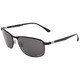 Ray-Ban Chromance Polarized Dark Gray Rectangular Unisex Sunglasses ...