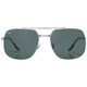 Ray-Ban Polarized Dark Green Chromance Square Unisex Sunglasses RB3699 ...