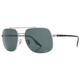Ray-Ban Polarized Dark Green Chromance Square Unisex Sunglasses RB3699 ...