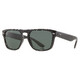 Ray-Ban Green Square Unisex Sunglasses RB4407 654571 57 8056597936309 ...