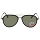 Ray-Ban Polarized Green Classic G-15 Aviator Sunglasses RB4298 601/9A ...