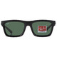 Ray-Ban Warren Bio Based Dark Green Rectangular Unisex Sunglasses ...