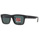 Ray-Ban Warren Bio Based Dark Green Rectangular Unisex Sunglasses ...