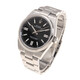 Rolex Oyster Perpetual Automatic Chronometer Black Dial Men's Watch ...