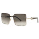 Ferragamo Salvatore Ferragamo Brown Gradient Square Ladies Sunglasses ...