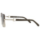 Ferragamo Salvatore Ferragamo Brown Gradient Square Ladies Sunglasses ...