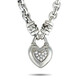 Scott Kay Sterling Silver Diamond Heart Chain Necklace N1062SPAD18 ...