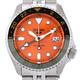 Seiko 5 Sports GMT Automatic Orange Dial Men's Watch SSK005K1 ...