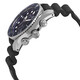 Seiko Prospex Chronograph Quartz Blue Dial Black Silicone Men's Watch ...