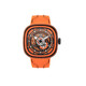 Sevenfriday PS-Colored Carbon Automatic Day-Night Orange Dial Men's ...