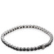 Swarovski Black Ruthenium Plated Round Cut Matrix Tennis Bracelet, Size ...