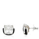 Swarovski Harmonia Cushion Cut Crystal Stud Earrings 5600943 ...