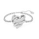 Swarovski Ladies White Hyperbola Heart Bracelet 5652789 191453204319 ...