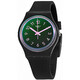 Swatch Monthly Drops La Night Quartz Black and Green Dial Watch GB330 ...