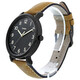 Timex Premium Originals Black Tan Leather Men's Watch T2N677 ...