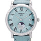 Tissot Carson Moon Phase Quartz Light Blue Dial Ladies Watch T122.223 ...