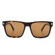 Tom Ford Calder Brown Square Men's Sunglasses FT1205 52E 55 ...