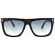 Tom Ford Morgan Gradient Blue Browline Unisex Sunglasses FT0513 01W 57 ...