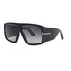 Tom Ford Raven Smoke Gradient Browline Unisex Sunglasses FT1036 01B 60 ...