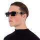 Versace Dark Grey Rectangular Unisex Sunglasses VE4459 108/87 54 ...