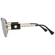 Versace Light Grey Mirror Silver Pilot Men's Sunglasses VE2252 10026G ...