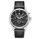 Waldhoff Multimatic Black Dial Black Leather Men's Watch 03F ...