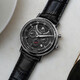 Waldhoff Multimatic Black Dial Black Leather Men's Watch 03F ...
