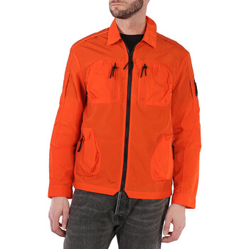 A Cold Wall Rich Orange Pocket-Detail Utility Shirt Jacket, Size Medium ...