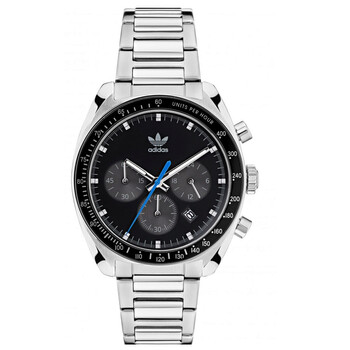 Adidas Originals Style Code One Chrono Chronograph Black Dial Men's ...