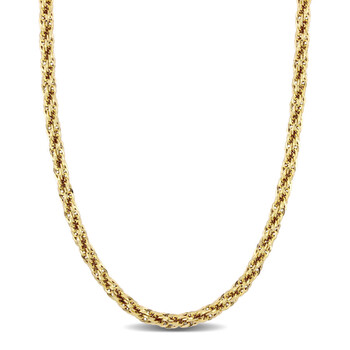 Amour 6mm Infinity Rope Chain Necklace In 14K Yellow Gold, 20 In ...