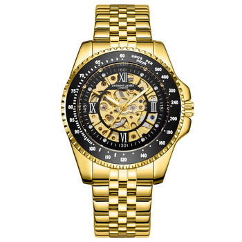 Anthony James Tachymeter Automatic Gold-tone Dial Men's Watch AJ010N2 ...