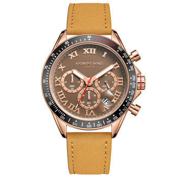 Anthony James Tachymeter Turbo Blue Dial Men's Watch AJ100 ...