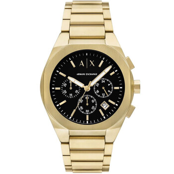 Armani Exchange Spencer Chronograph Quartz Black Dial Men's Watch ...