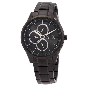 Armani Exchange Chronograph Quartz Black Dial Men's Watch and Bracelet ...