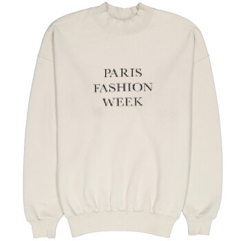 Balenciaga Men's Cement Grey/Black Paris Fashion Week Sweatshirt, Brand ...