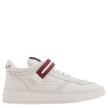 Bally White Raise Royce Leather Low-Top Sneakers, Brand Size 42 ( US ...