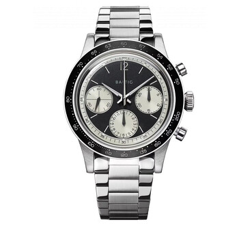 Baltic Tricompax Chronograph Hand Wind White Dial Men's Watch TRIPANDA ...