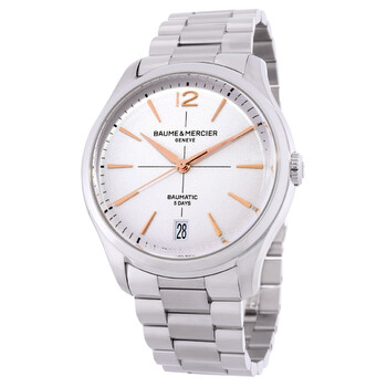 Baume Et Mercier Baume and Mercier Clifton Automatic Silver Dial Men's ...