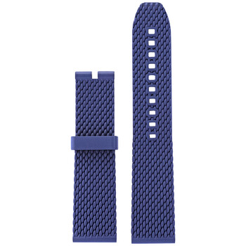 Swatch Blue & White Silicone Strap 12H ACM0008H12 - Watch Accessories ...