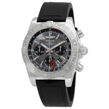 Breitling Chronomat 44 GMT Chronograph Automatic Chronometer Silver ...