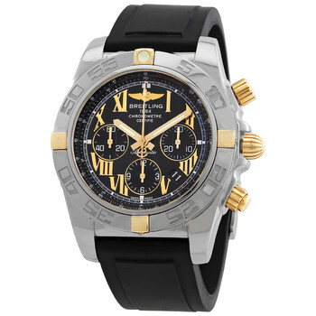 Breitling Chronomat 44 Chronograph Automatic Black Dial Men's Watch ...