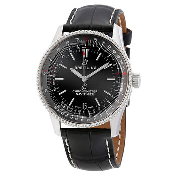 Breitling Navitimer 38 mm Automatic Chronometer Black Dial Men's Watch ...