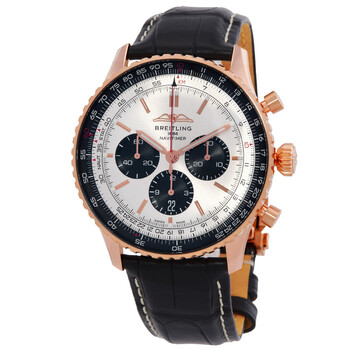 Breitling Navitimer B01 Chronograph Automatic White Dial Watch ...