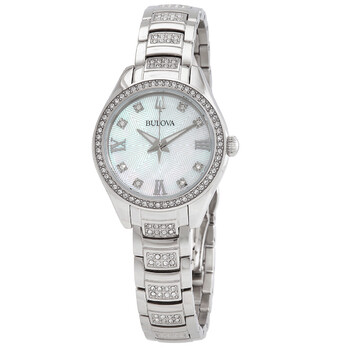 Bulova Sutton Quartz Crystal Ladies Watch 98R263 042429561137 - Watches ...