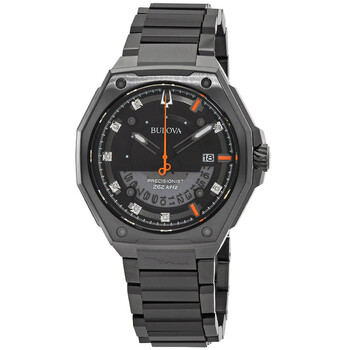 Bulova Icon Quartz Black Dial Men's Watch 98B408 042429594098 - Watches ...