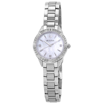 Bulova Sutton Quartz Crystal Ladies Watch 98R263 042429561137 - Watches ...