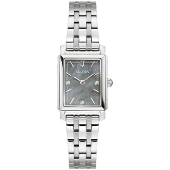 Bulova Classic Quartz Black Mother of Pearl Dial Ladies Watch 96P209 ...