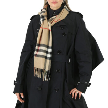 Burberry Archive Beige Vintage Check-Pattern Cashmere Snood 8083273 ...