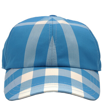 Burberry Cotton Check Pattern Baseball Cap, Size Small 8069367 ...