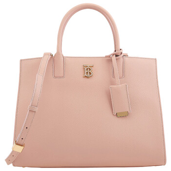 Burberry Dusky Pink Small Frances Leather Tote Bag 8062988 ...